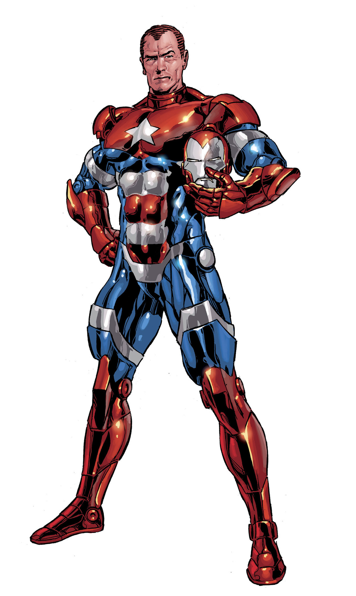 David's Eaglemoss Custom Figure - Marvel - Iron Patriot